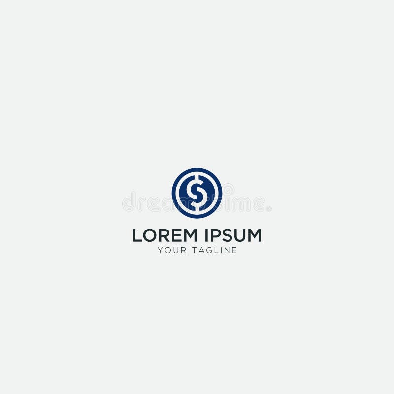 Simple S Logo Coin Crypto Logo Modern Currency Stock Vector ...