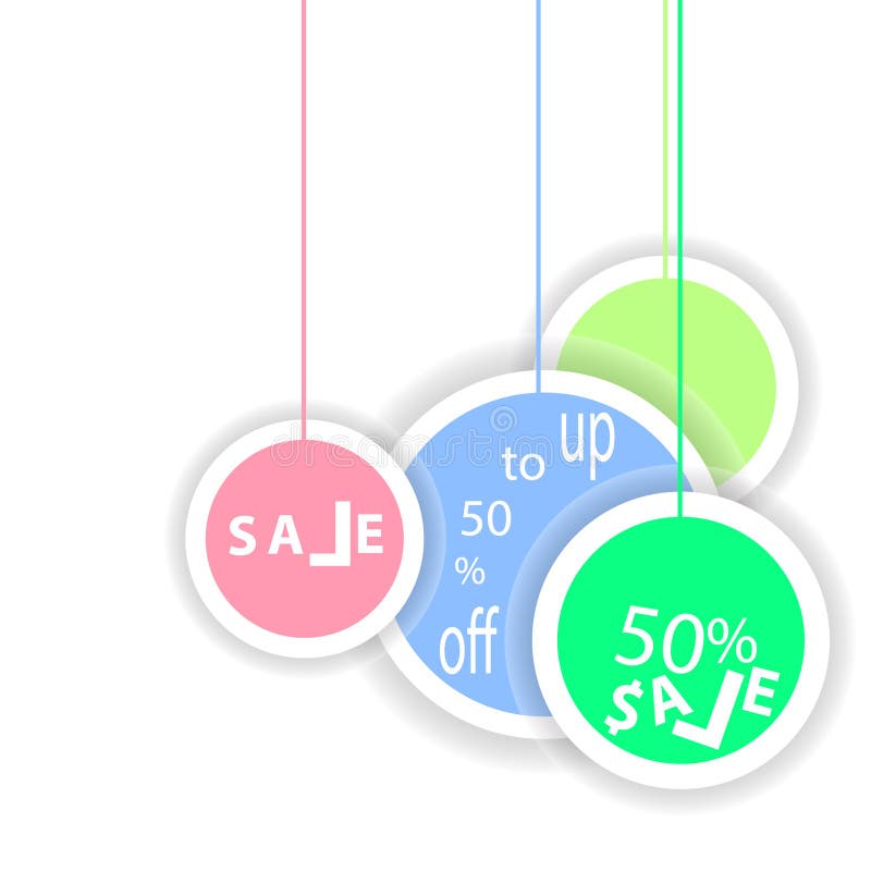 Simple sale banner stock vector. Illustration of vector - 121032788