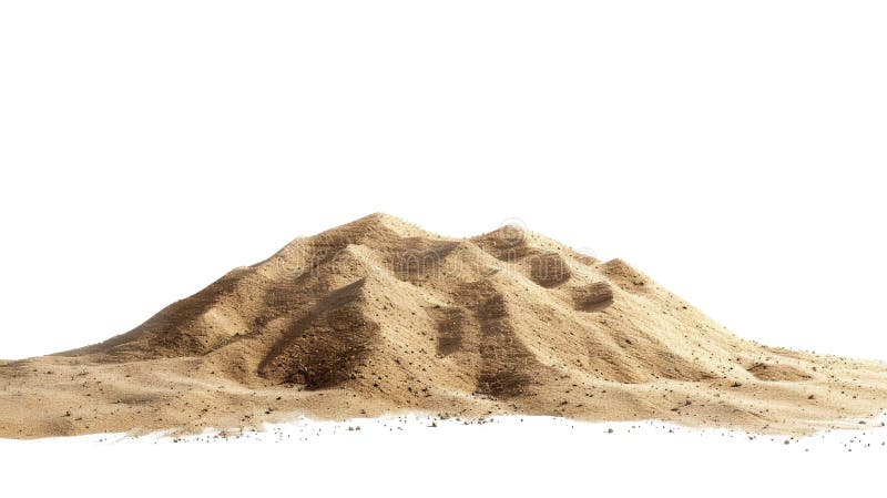 A Simple Sandy Beach Scene with a Pile of Sand, Suitable for ...