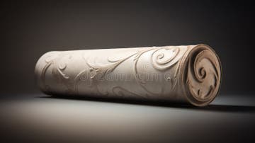 Simple scroll texture stock illustration. Illustration of monochrome ...