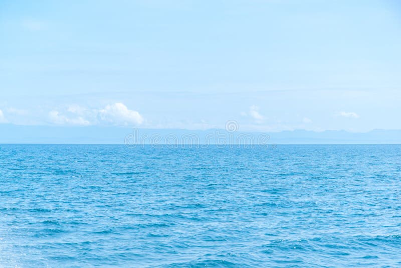 Simple sea and blue sky stock image. Image of coast, evening - 84249283