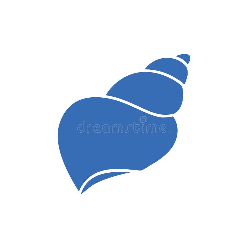 Simple Sea Shell Icon Graphic Isolated Vector Stock Vector ...