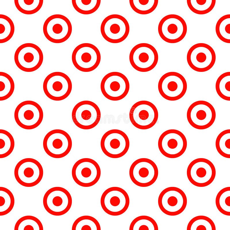 Simple Seamless Circle Pattern Stock Vector - Illustration of seamless ...