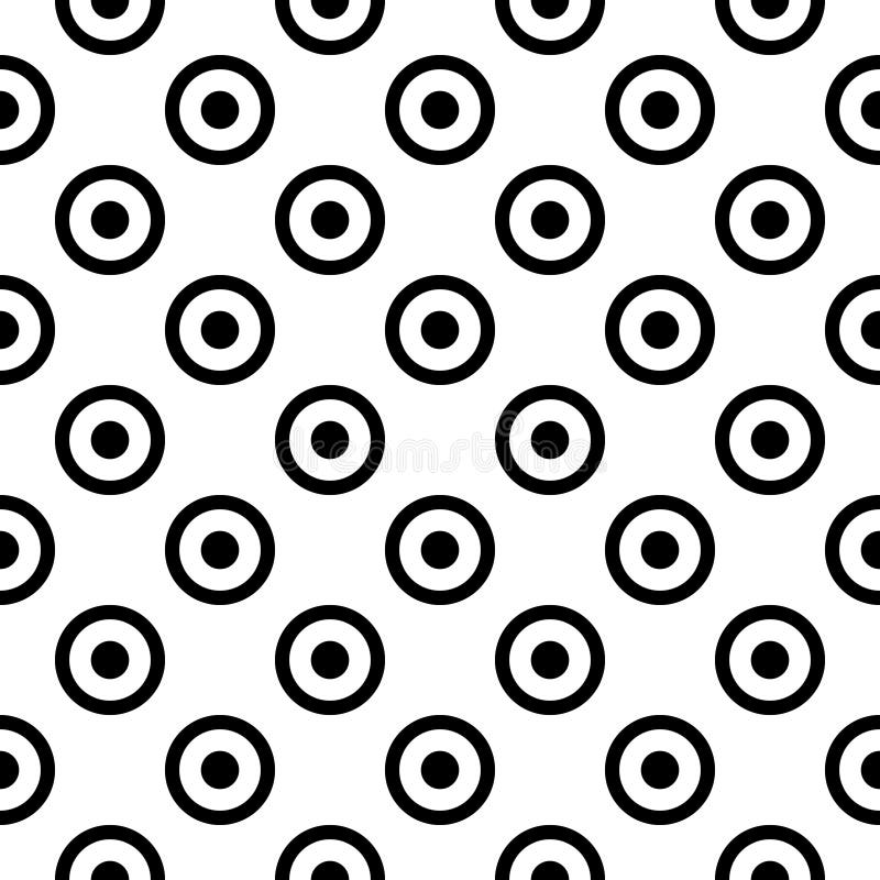 Simple Seamless Circle Pattern Stock Vector - Illustration of geometry ...