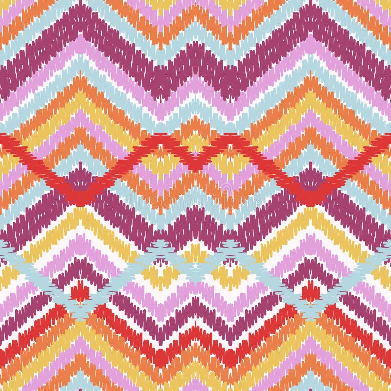 Simple Seamless Modern Chevron Zig Zag Pattern Stock Vector ...