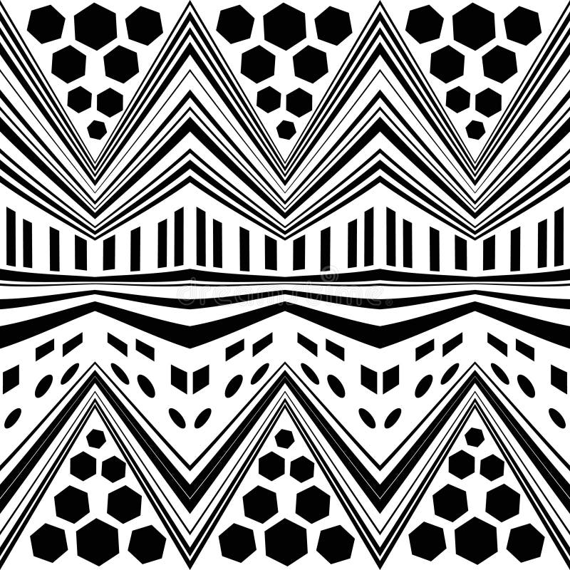 Simple Seamless Modern Chevron Zig Zag Pattern Stock Vector ...