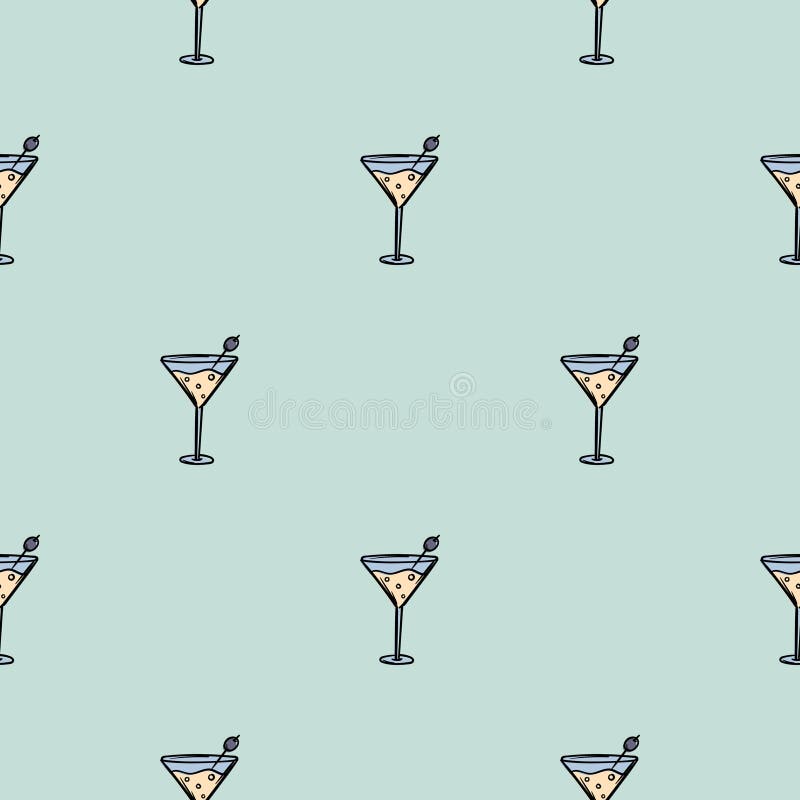 Martini Glass Pattern Stock Illustrations – 5,713 Martini Glass Pattern ...