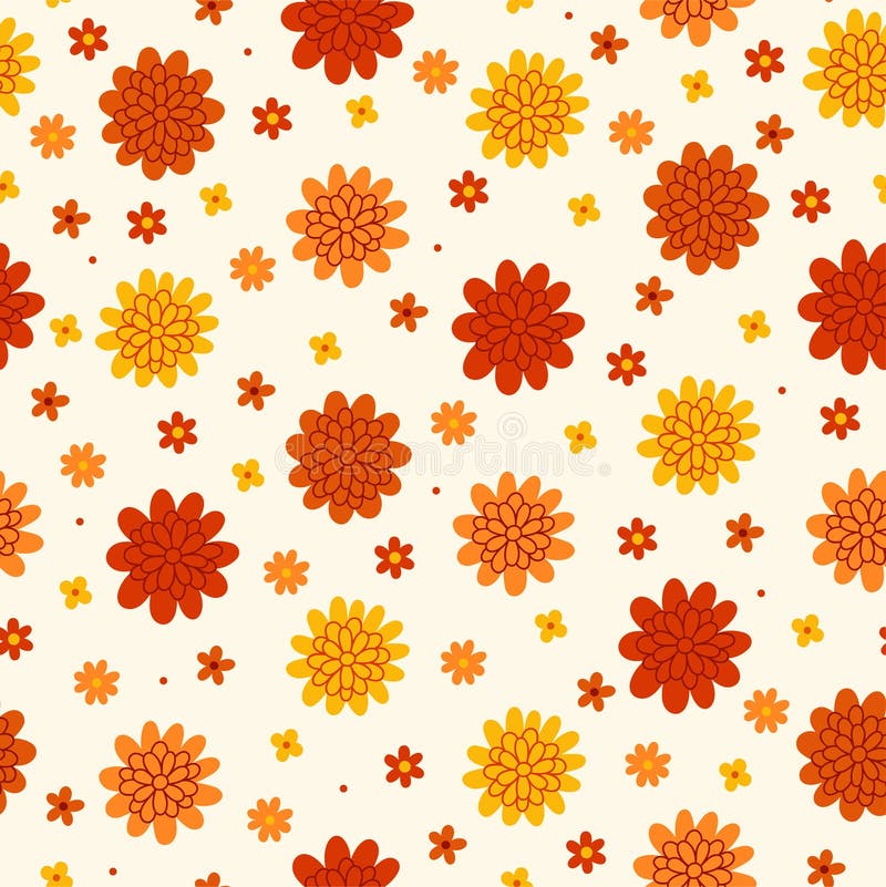 Orange Marigold Pattern Stock Illustrations – 919 Orange Marigold Pattern Stock Illustrations ...