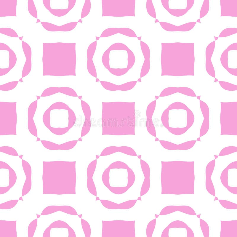 Subtle Pink and White Allover Pattern Stock Illustration - Illustration ...