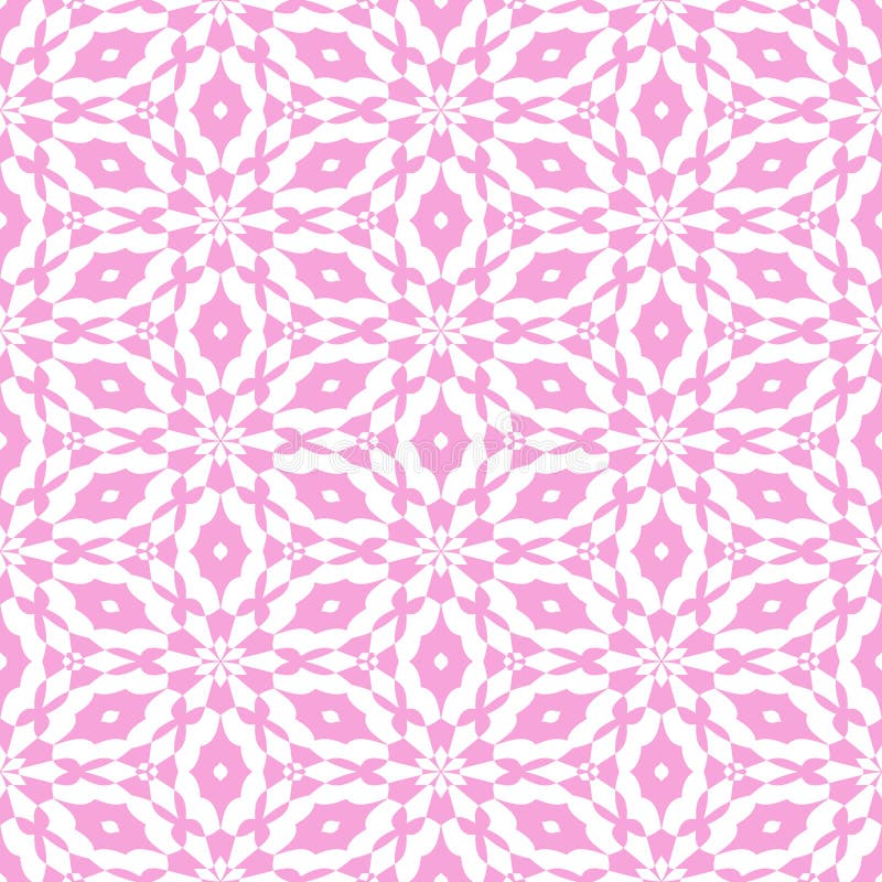 Subtle Pink and White Allover Pattern Stock Illustration - Illustration ...