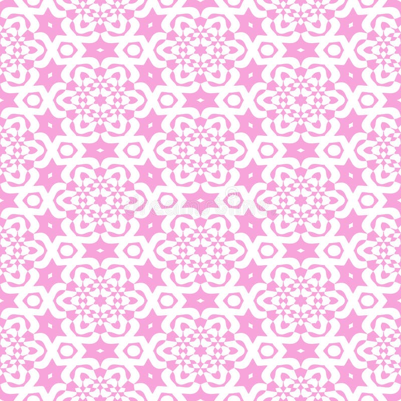 Subtle Pink and White Allover Pattern Stock Illustration - Illustration ...