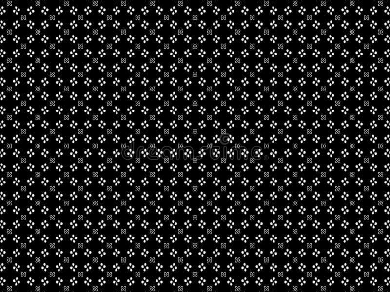 Simple Seamless Patterns on the Black Backgrounds Stock Illustration ...