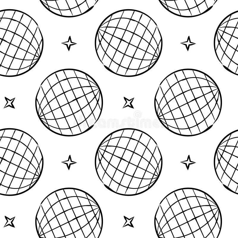 Simple Seamless Space Pattern Stock Vector - Illustration of astrology ...