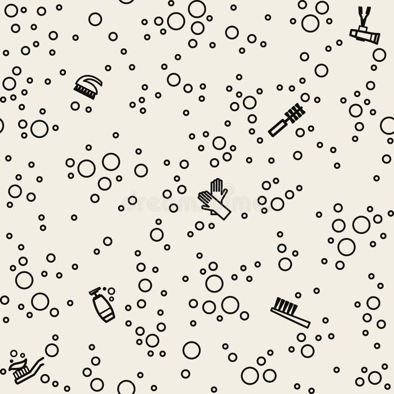 Simple Seamless Texture with Circles Stock Vector - Illustration of ...