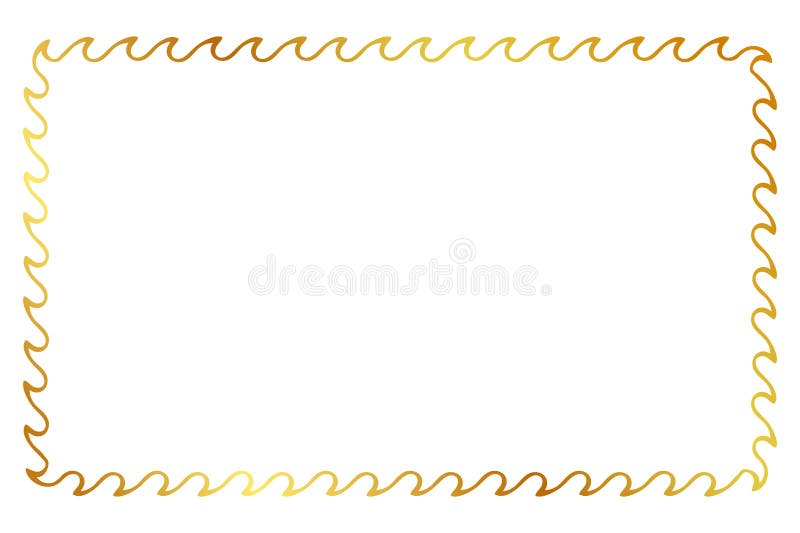 Simple Seamless Vector Gold Golden Rectangle Hand Draw Sketch Floral ...