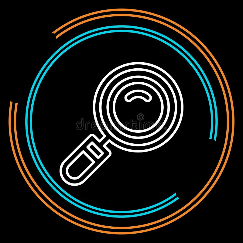 Simple Search Internet Browser Window Isolated on White Background ...