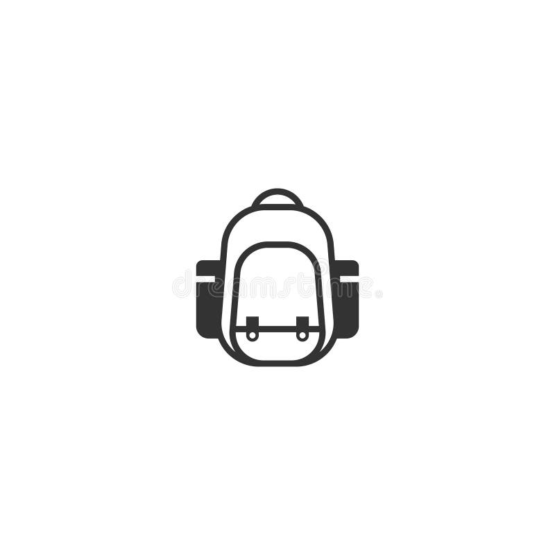 Simple Set of Backpack Related Vector Line Icons. Linear Style Sign for ...