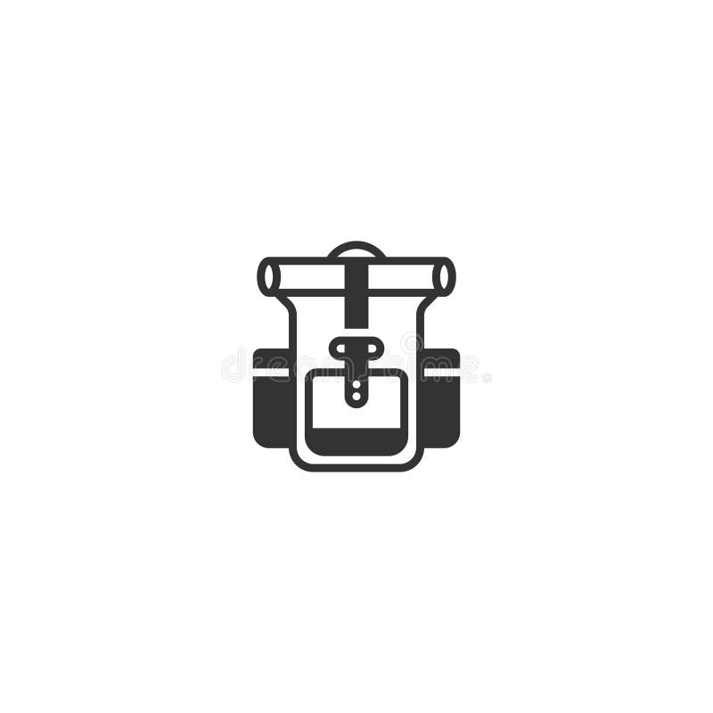 Simple Set of Backpack Related Vector Line Icons. Linear Style Sign for ...