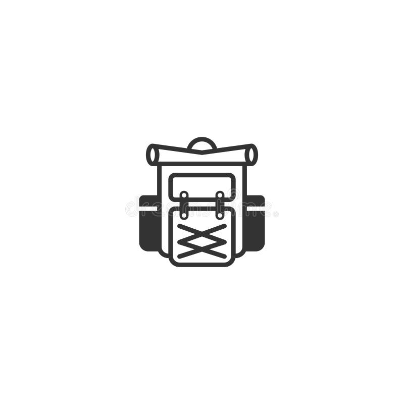 Simple Set of Backpack Related Vector Line Icons. Linear Style Sign for ...