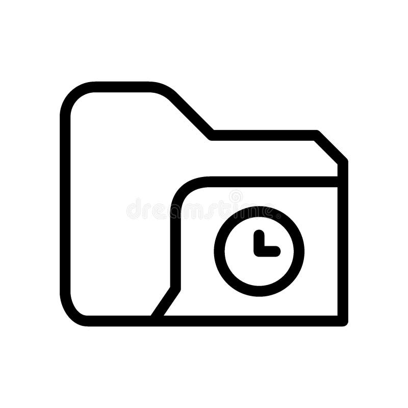 File and Folder icon stock illustration. Illustration of arrow - 146257129