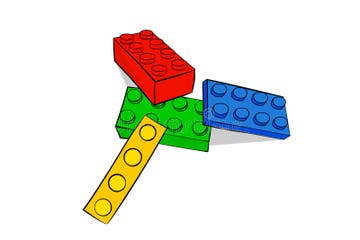 Lego Brick Sketch Stock Illustrations – 282 Lego Brick Sketch Stock ...