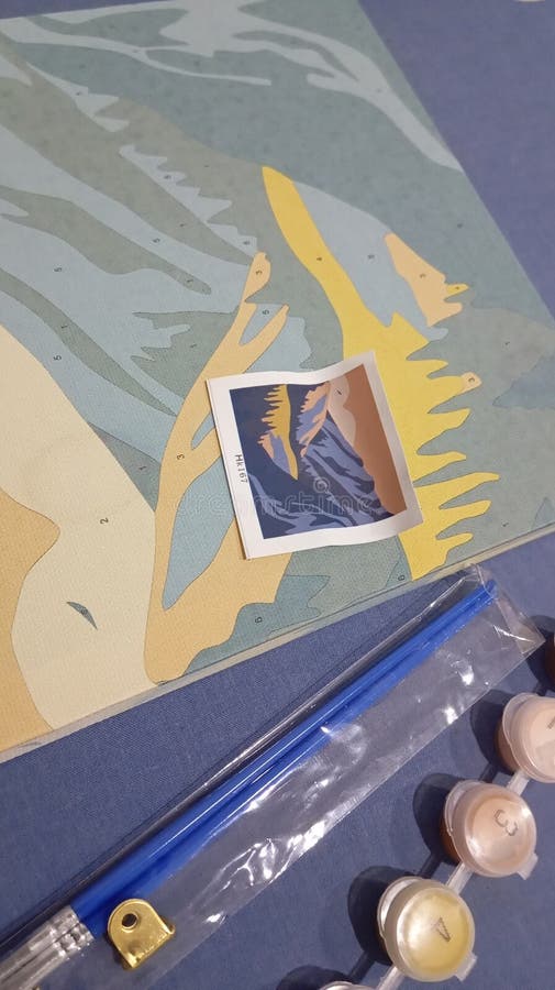 Painting Tools Pattern. Art Craft Seamless Texture with Paint or ...