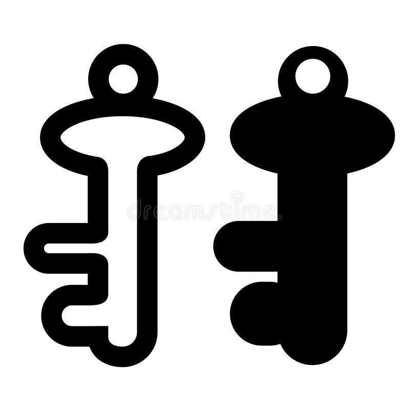 Simp Set Vector Set 2 Icon, Isolated on White Stock Vector ...