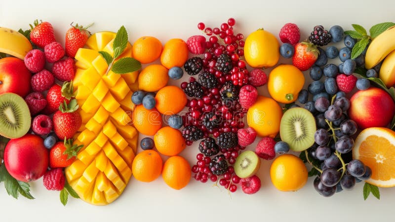 Simple Setups Featuring Luscious Berries and Tropical Fruits, Creating ...