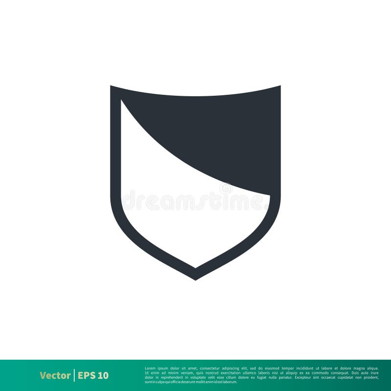 Simple Shape Shield Icon Vector Logo Template Illustration Design ...