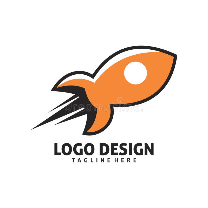 Take Off Rocket Logo Design Stock Illustration - Illustration of circle ...