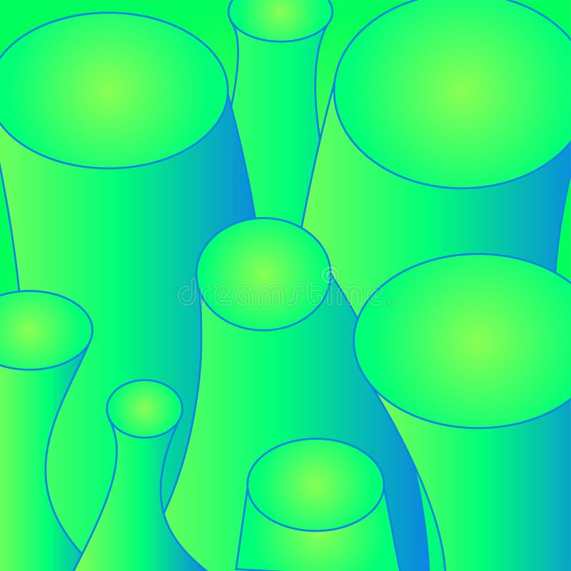 Simple Shapes with Trendy Gradients - Vector Abstract Background Stock ...