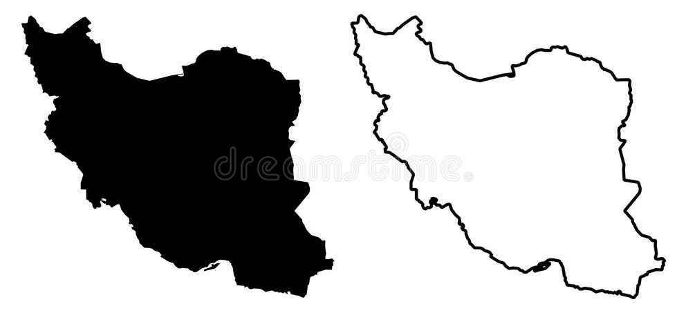 Corners Map Islamic Republic Stock Illustrations – 1 Corners Map ...