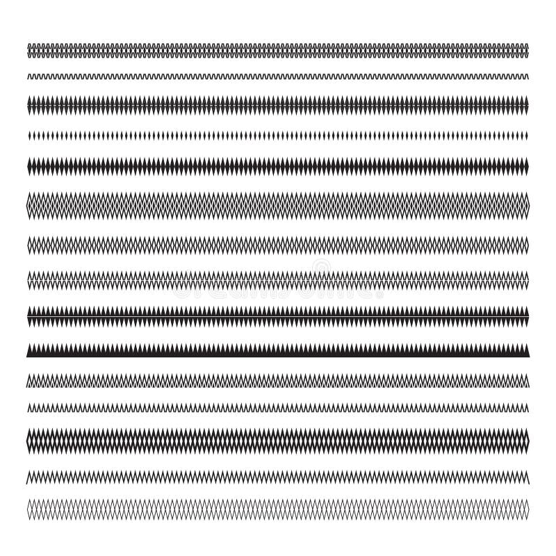 Simple Sharp Lines Dividers and Design Elements Stock Vector ...