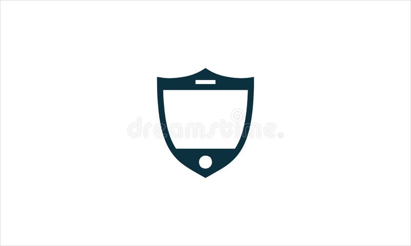 Simple Shield Icon Logo Design Vector Template Illustration Stock ...