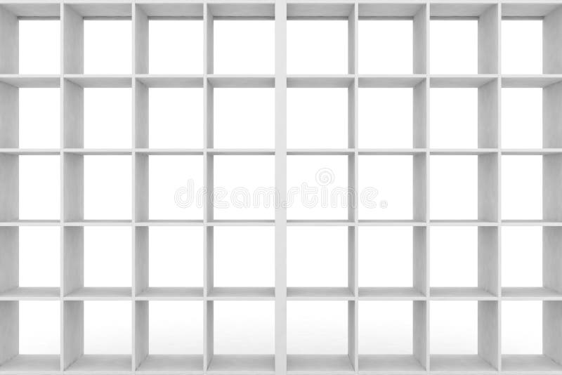 Simple Shelf with Empty Racks Stock Illustration - Illustration of home ...