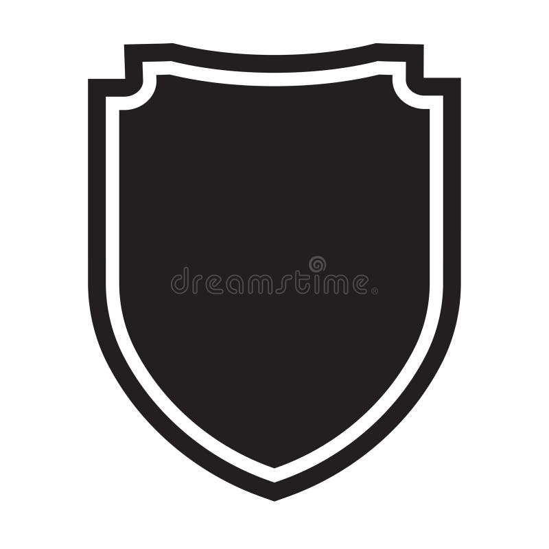Simple shield icon stock image. Image of safety, defense - 317023929