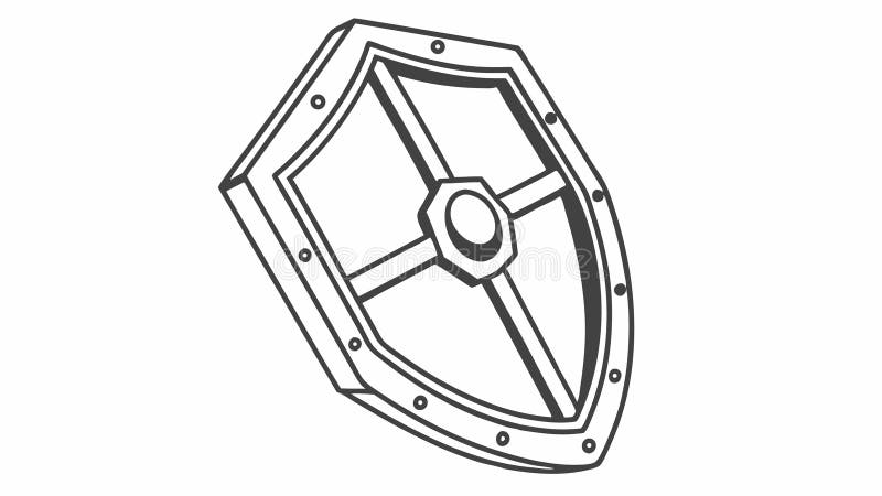 Simple Shield Icon, Protection, Defense, and Security Emblem, Vector ...