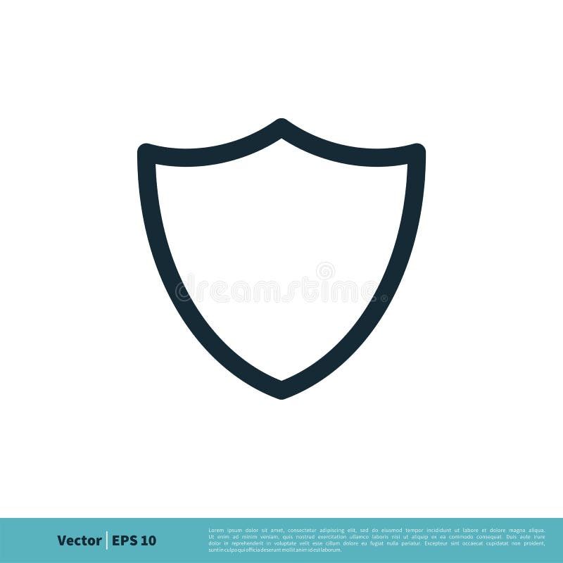 Simple Shield Icon Vector Logo Template Illustration Design. Vector EPS ...