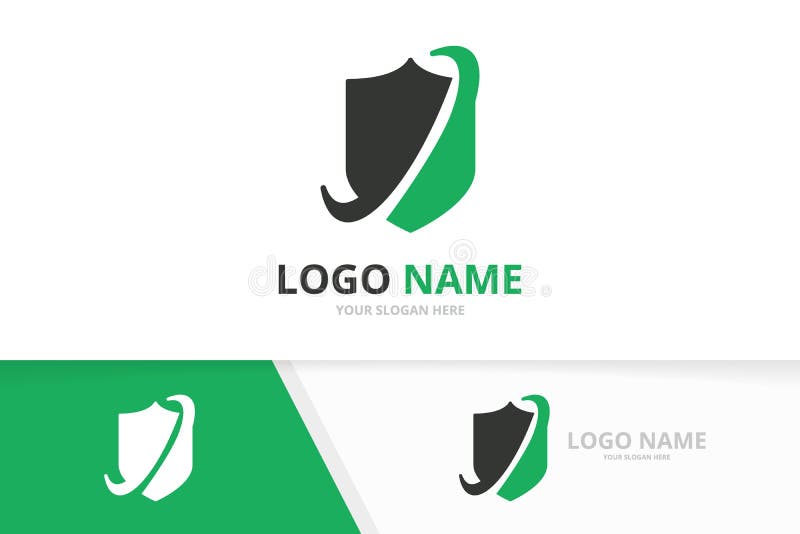 Simple Shield Logo Template. Vector Guard Logotype Design Template ...