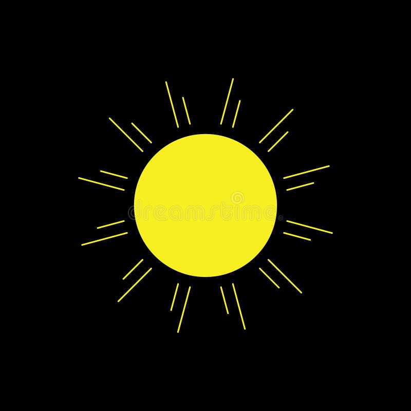 Simple Sun Rays Waves Geometric Outline Circle Logo Vector Stock Vector ...