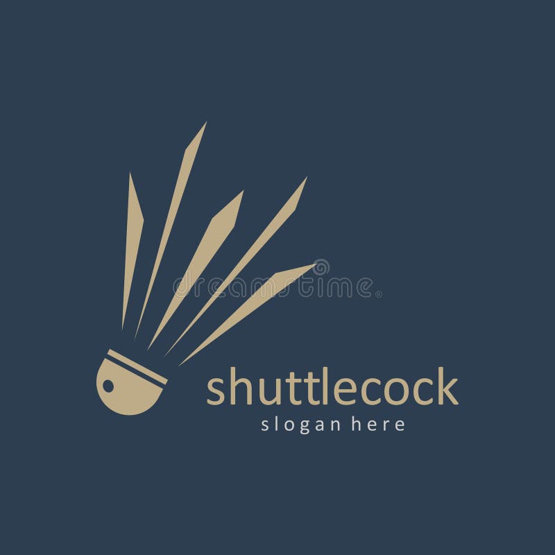 Simple Shuttlecock Design for Badminton Stock Vector - Illustration of ...
