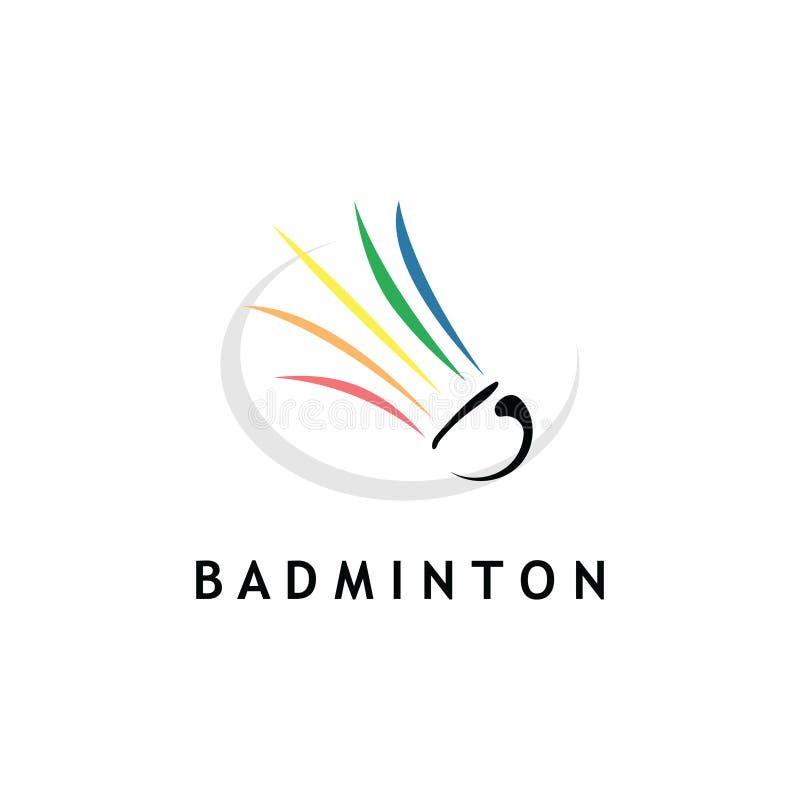 Simple Shuttlecock Design for Badminton Stock Illustration ...