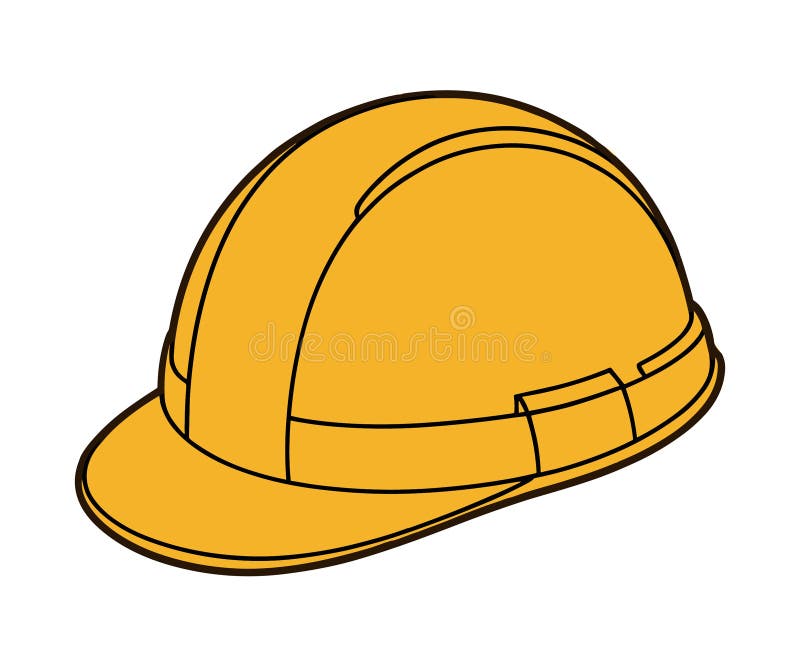 Hard Hat Outline Side View Stock Illustrations – 13 Hard Hat Outline ...