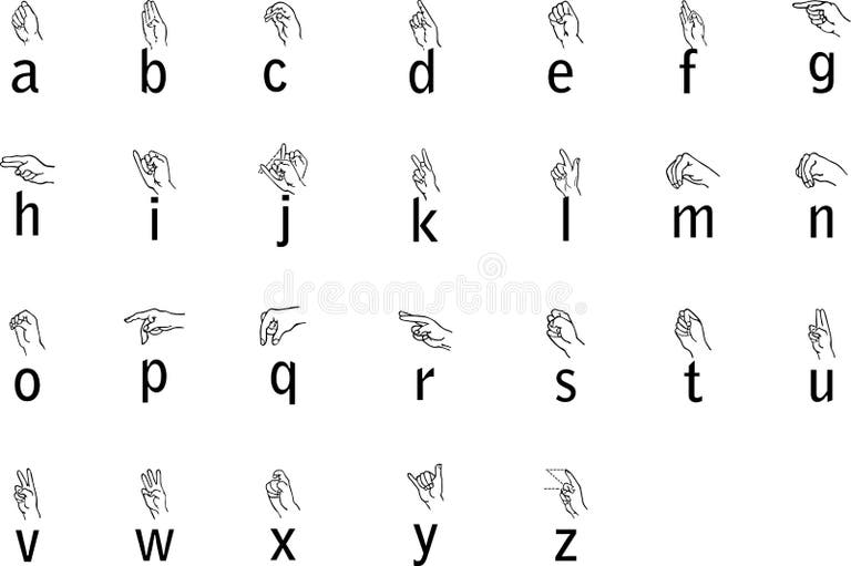 Simple Graphic Sign Language Stock Illustrations – 6,285 Simple Graphic ...