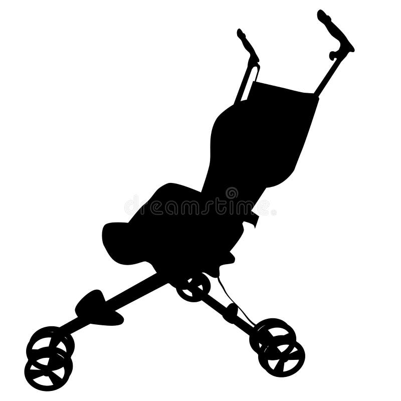 Baby Carriage Silhouette Png