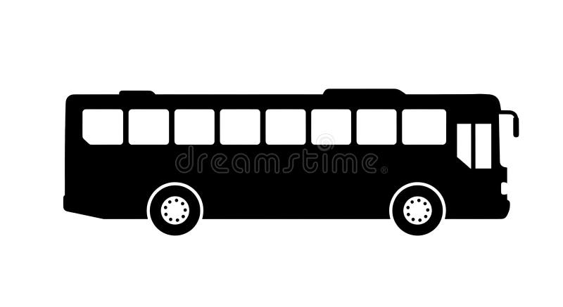 Bus Clipart Black White Stock Illustrations – 752 Bus Clipart Black ...