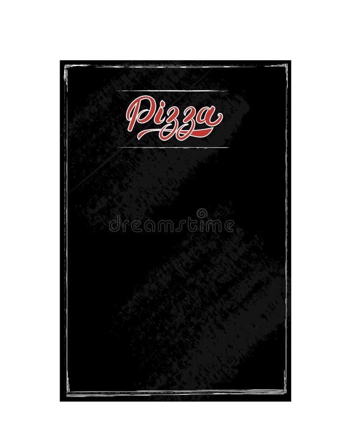Menu blackboard stock illustration. Illustration of catering - 19168519