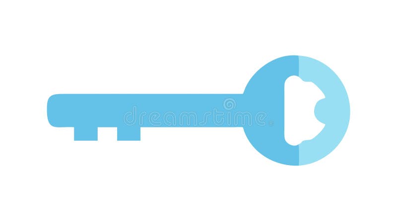 Simple Skeleton Key Icon, Access and Security Symbol, Vector Design ...