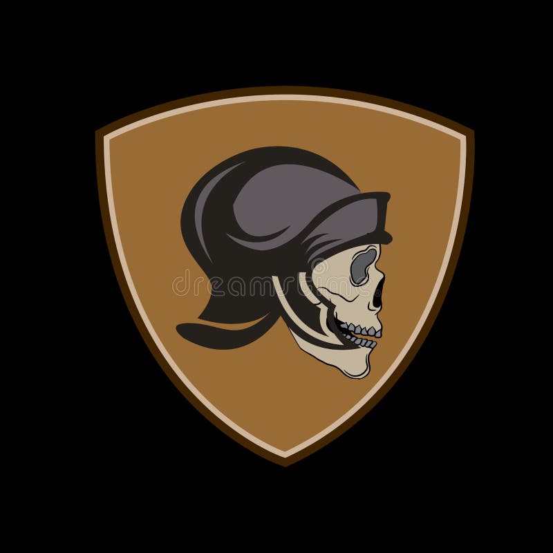 Skull logo design template stock vector. Illustration of design - 140843585