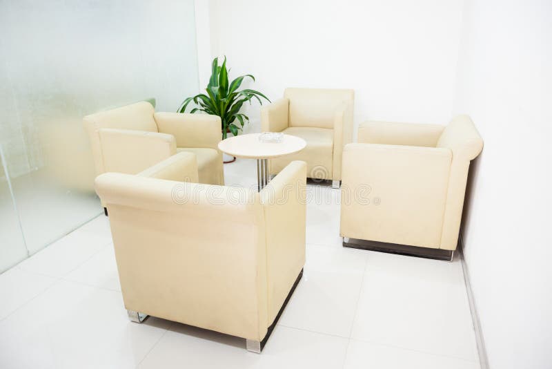 Simple Small Reception Room Stock Photo - Image of furniture, house ...